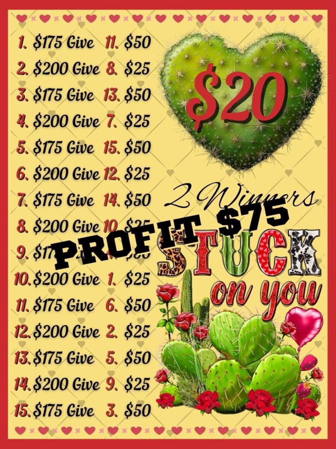 Stuck on You (medium), Multi-winner, Pick Your Prize, Downloadable ...