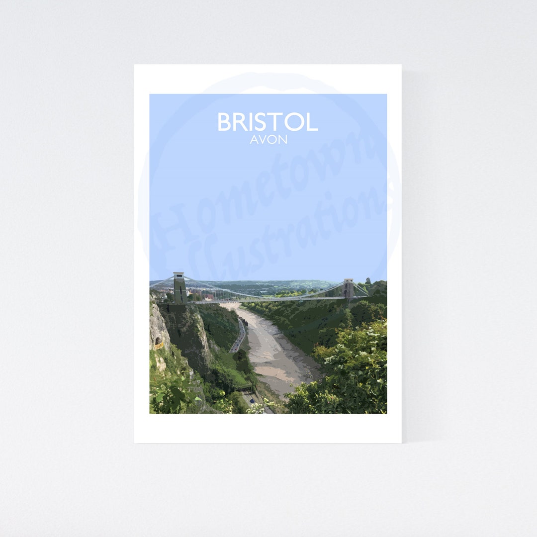 Bristol, Avon A4 and A3 Wall Art Prints - Etsy