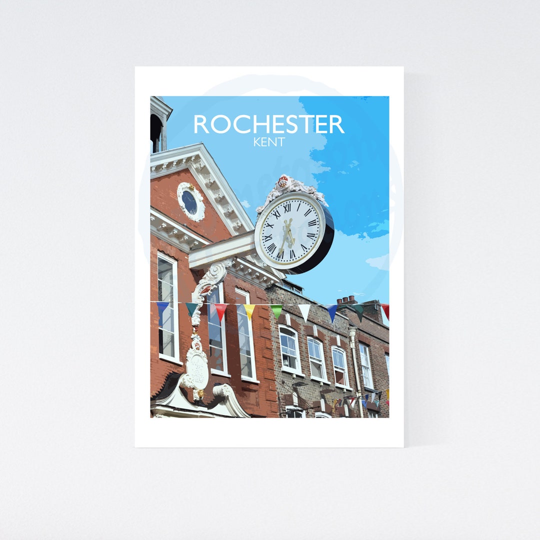 Rochester, Kent A4 and A3 Wall Art Prints - Etsy