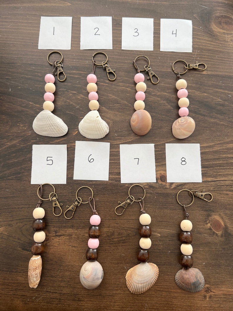 Coastal Inspired Keychains - Etsy