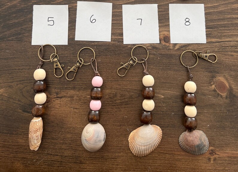 Coastal Inspired Keychains - Etsy
