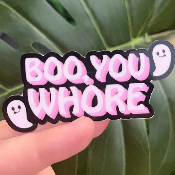 Boo You Whore - Etsy
