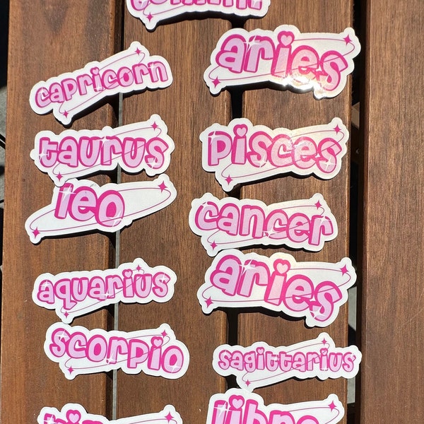 Star Sign Sticker - Etsy