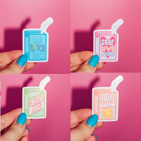 Juice Box Stickers - Etsy