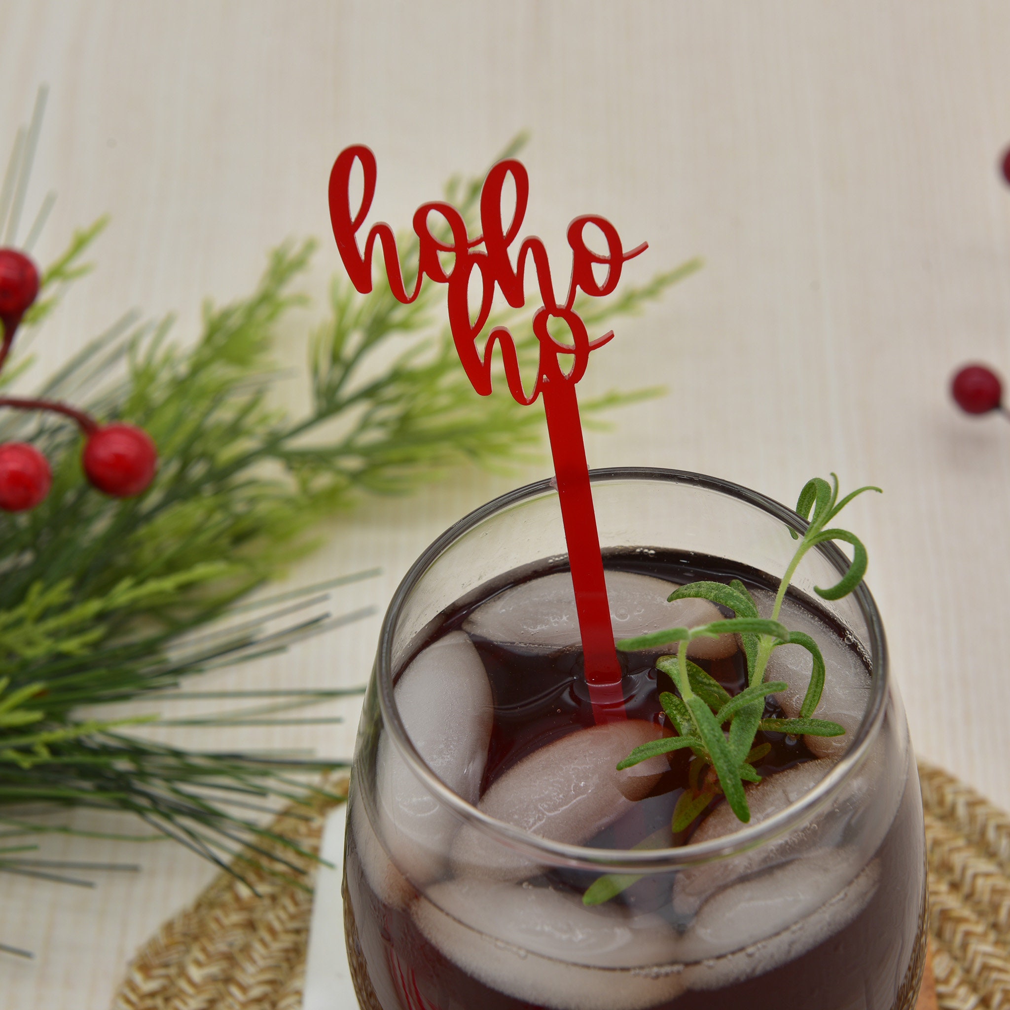 Christmas Cocktail Stirrers, Christmas Stir Sticks, Drink Stirrers ...