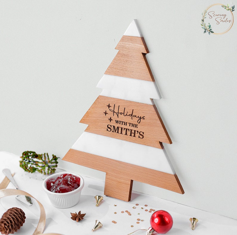 Holiday Tree Shaped Board, Christmas Tree Board,holiday Serving Board ...