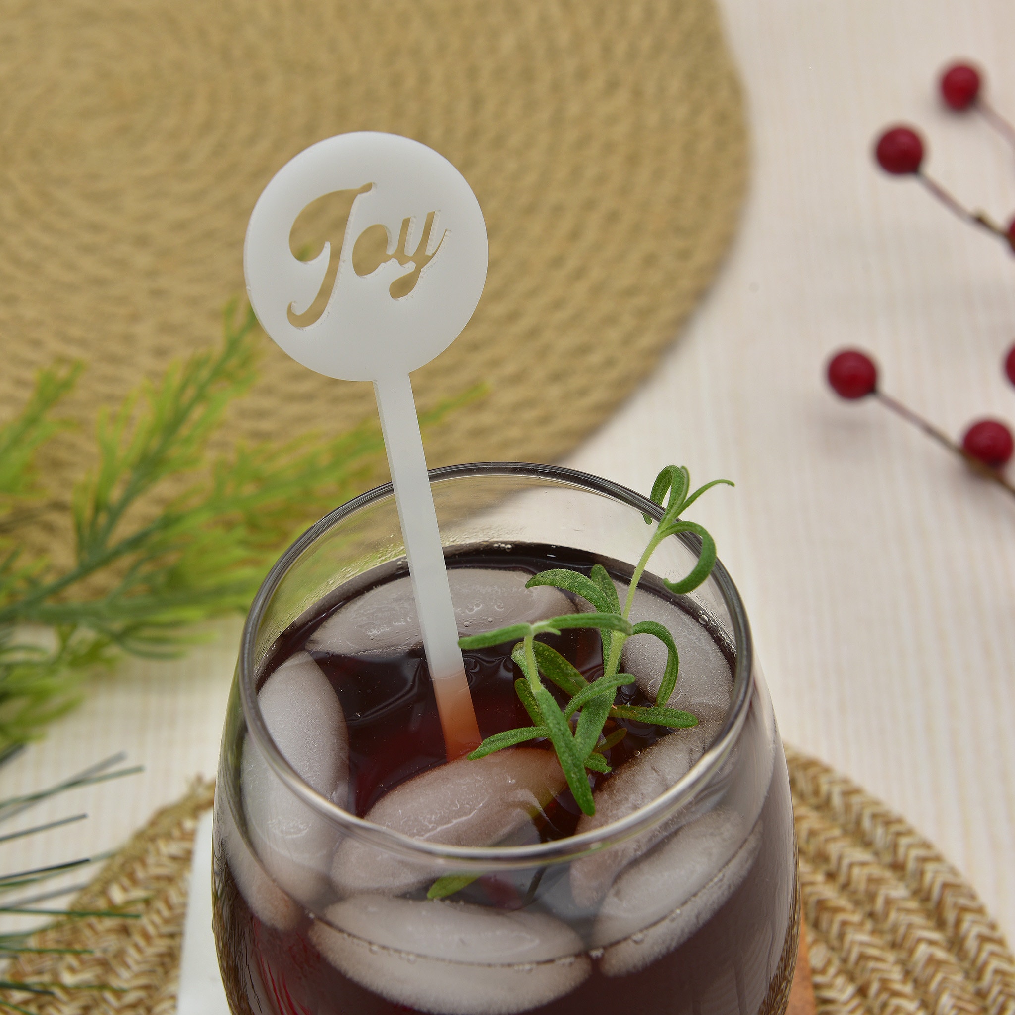 Christmas Cocktail Stirrers, Christmas Stir Sticks, Drink Stirrers ...