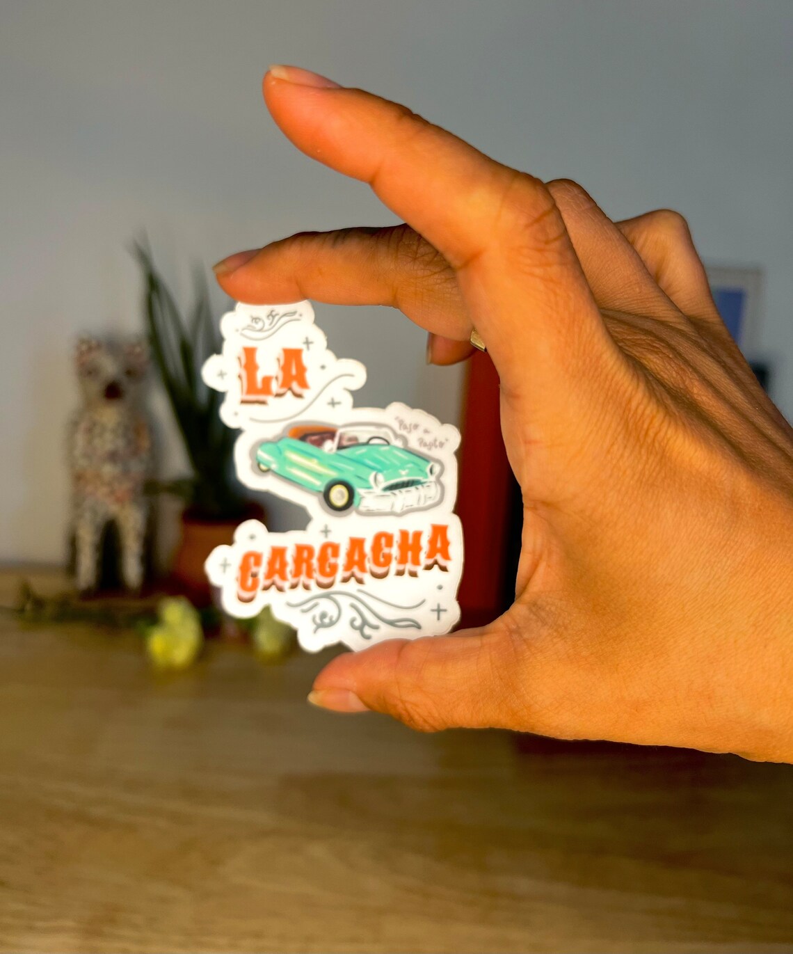 La Carcacha Sticker! - Etsy