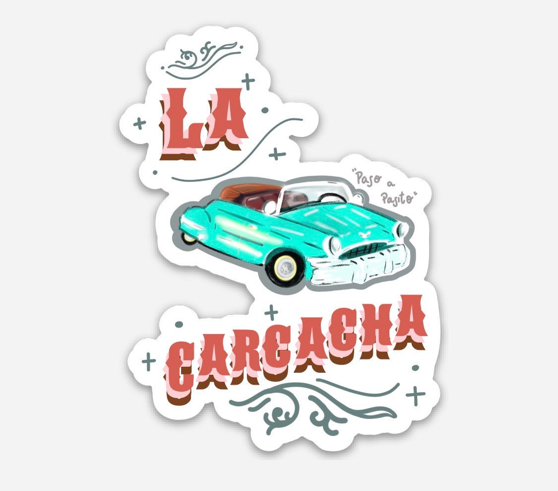 La Carcacha Sticker! - Etsy