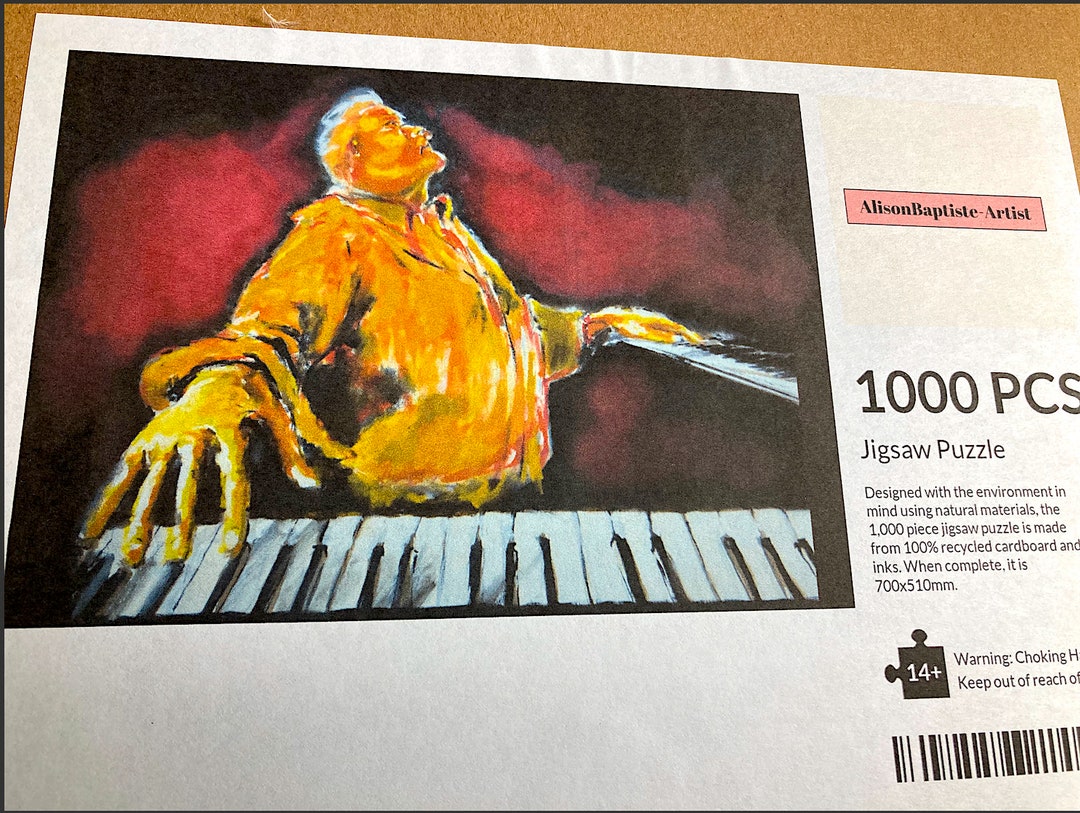 Piano Jazz God 1000 Piece Piano Player Jigsaw Puzzle Music - Etsy