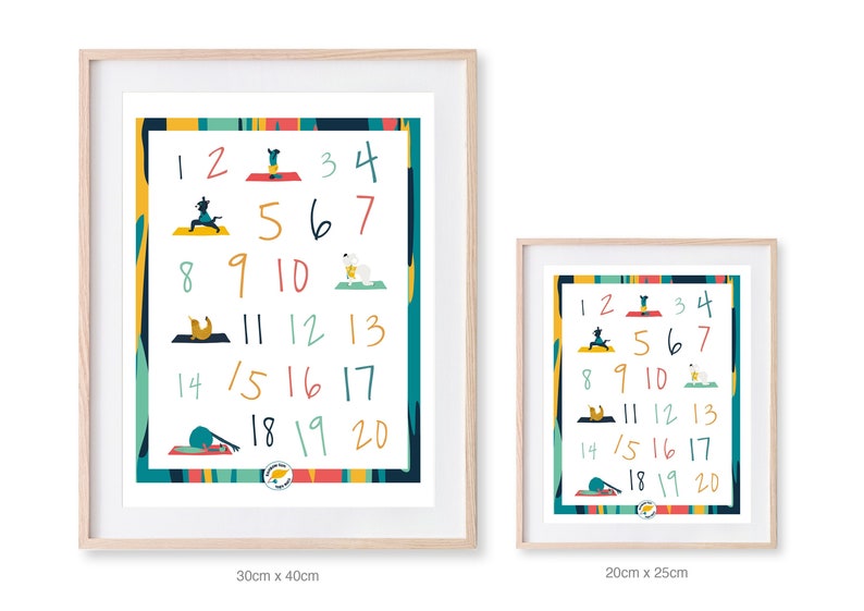 123 Poster for Kids Educational Poster Kids Wall Art Number - Etsy UK