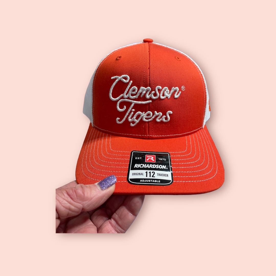 Clemson Tigers 3D Puff Titleiest Font Hat in Purple or Oranger - Etsy