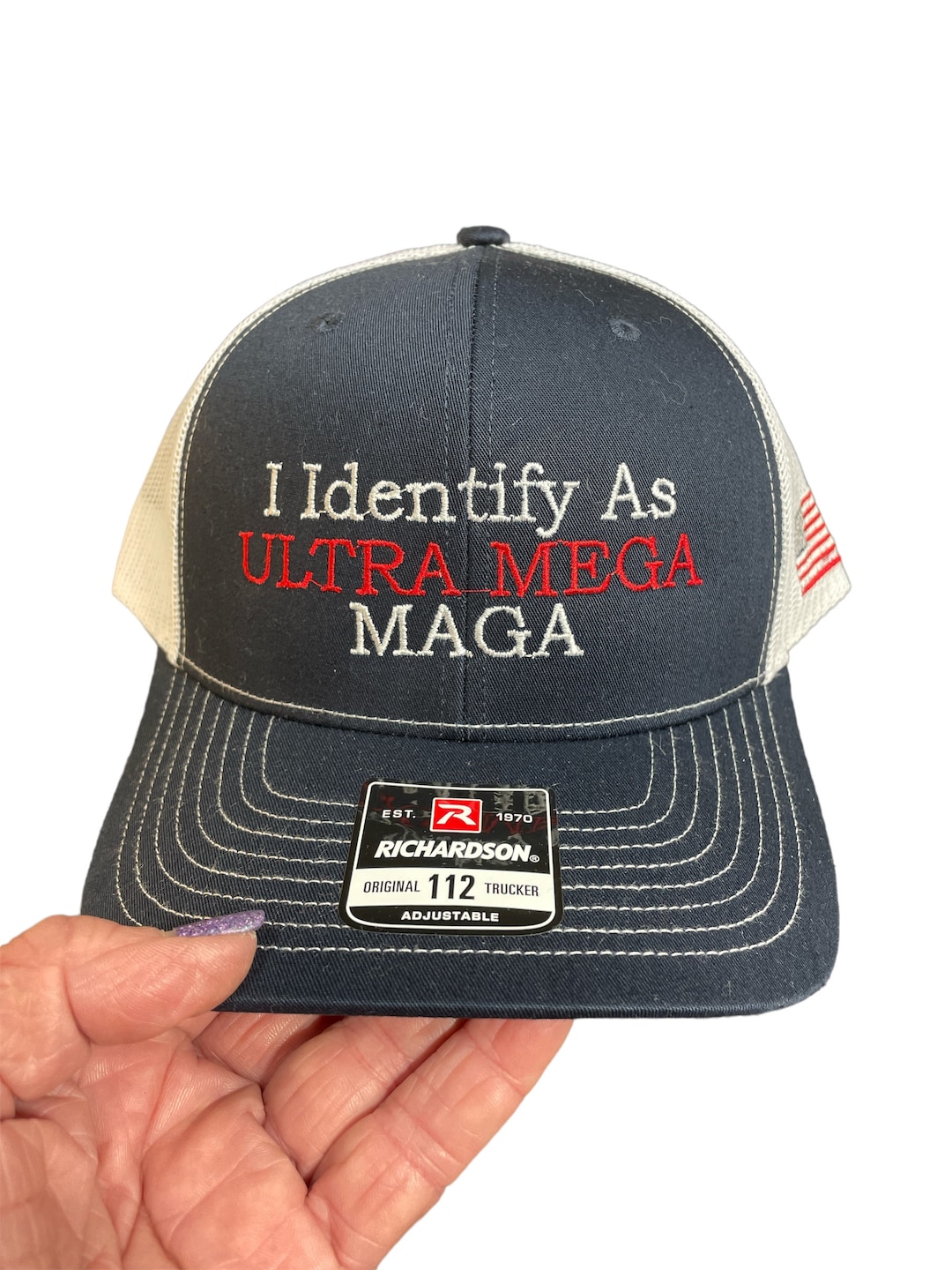 I Identify as ULTRA MEGA MAGA Hat. - Etsy