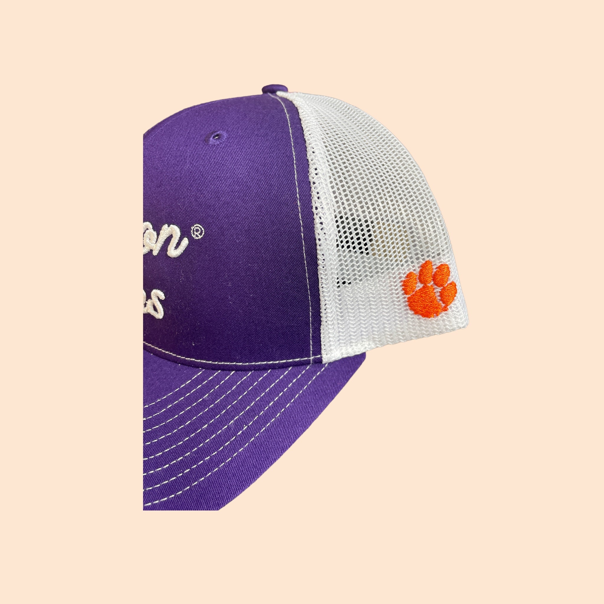 Clemson Tigers 3D Puff Titleiest Font Hat in Purple or Oranger - Etsy