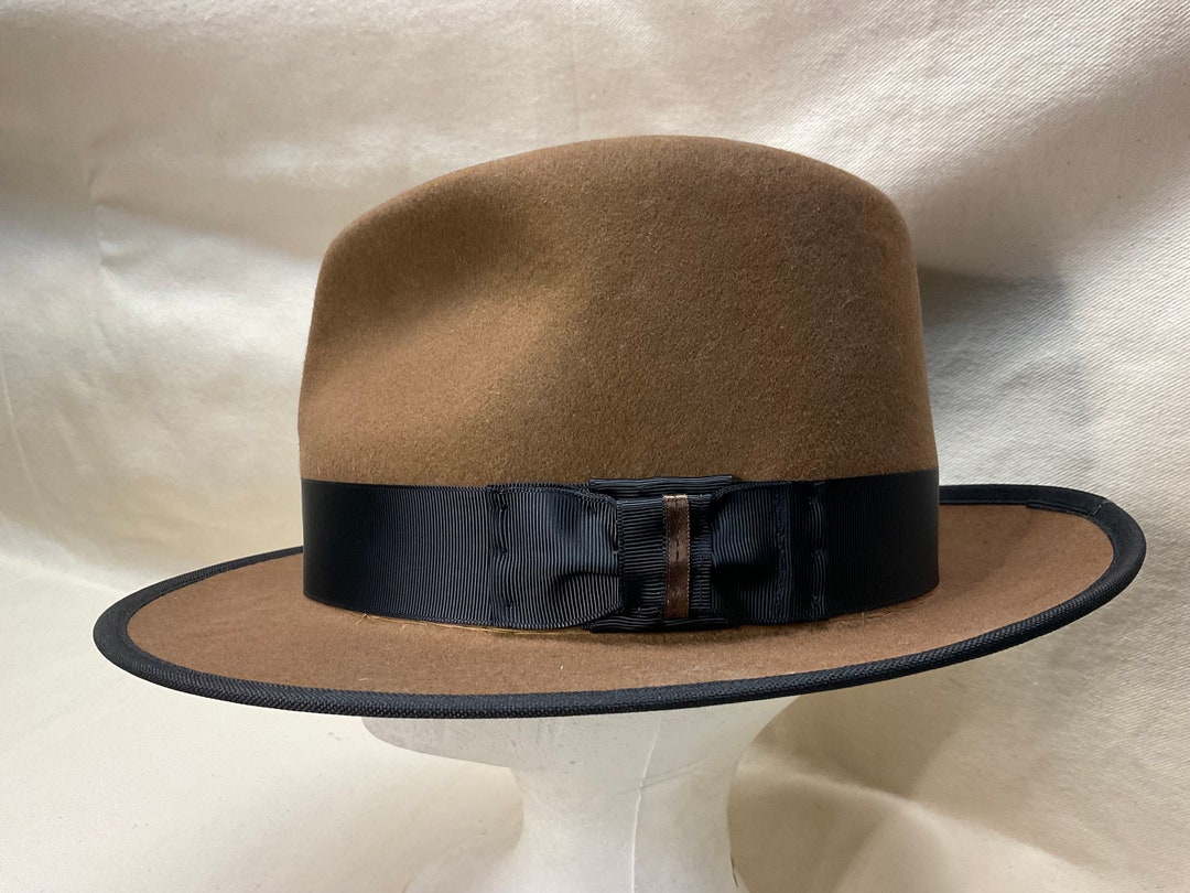 Fedora | Brown Wide Brim Hat Men | Fedora Hat for Men | Mens Wool Felt ...