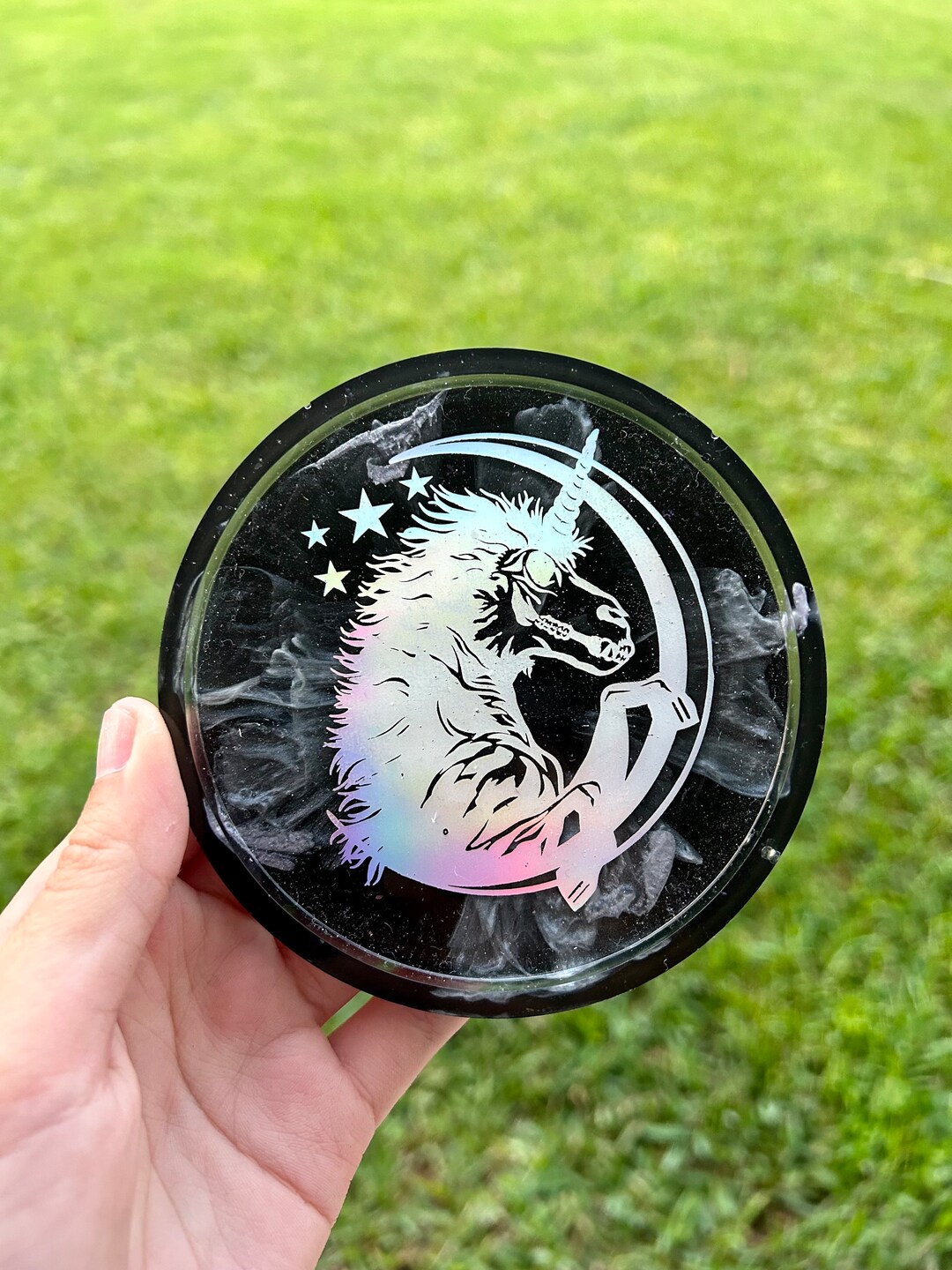 Spooky Themed Coasters // Horror Icon Themed Coaster // Resin - Etsy