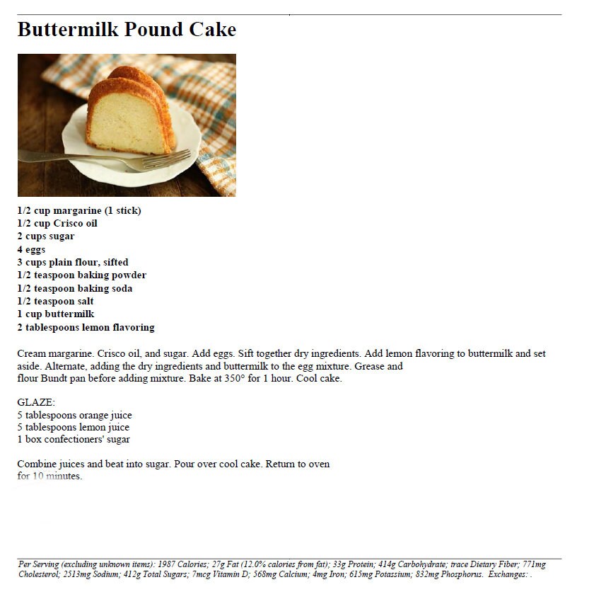 Vintage and Old Southern Church Cookbook Cake and Dessert Recipes - Etsy