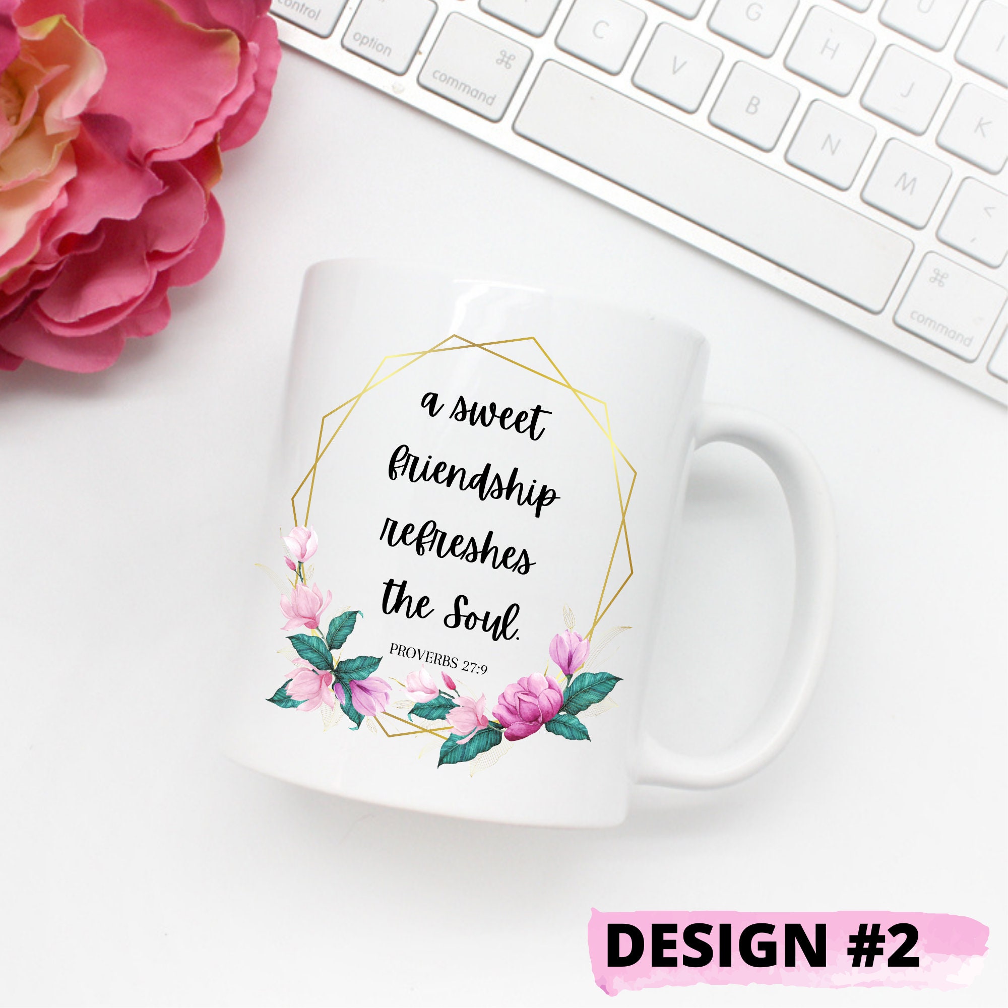 Bible Verse Proverbs 27:9 Ceramic Coffee Mug/cup A Sweet - Etsy
