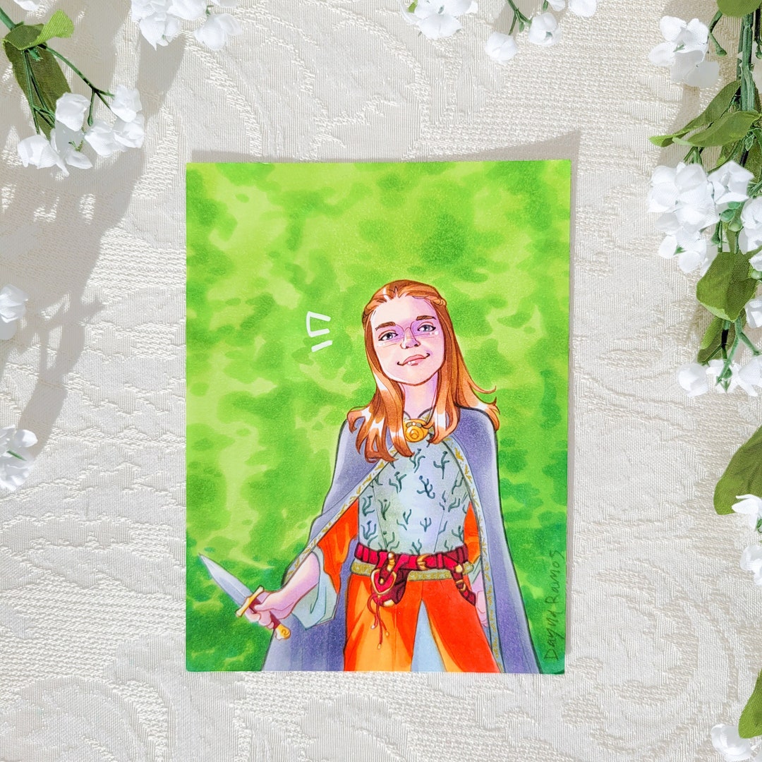 Queen Lucy Original Traditional Artwork Of Lucy Pevensie Etsy