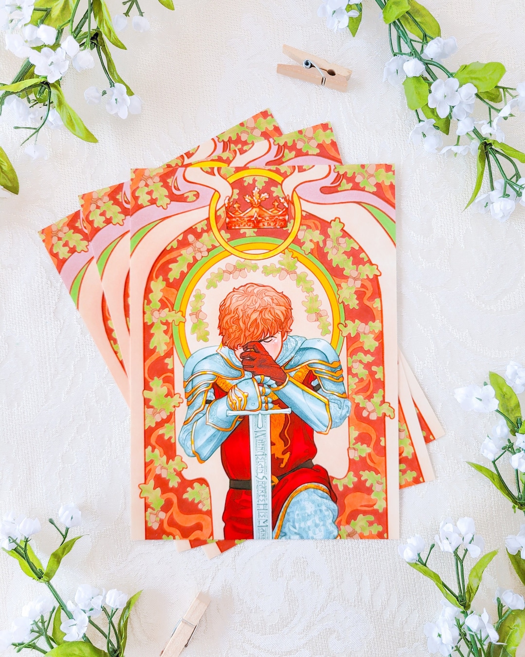 High King Peter Narnia Traditional Art Print of Peter Pevensie From the ...