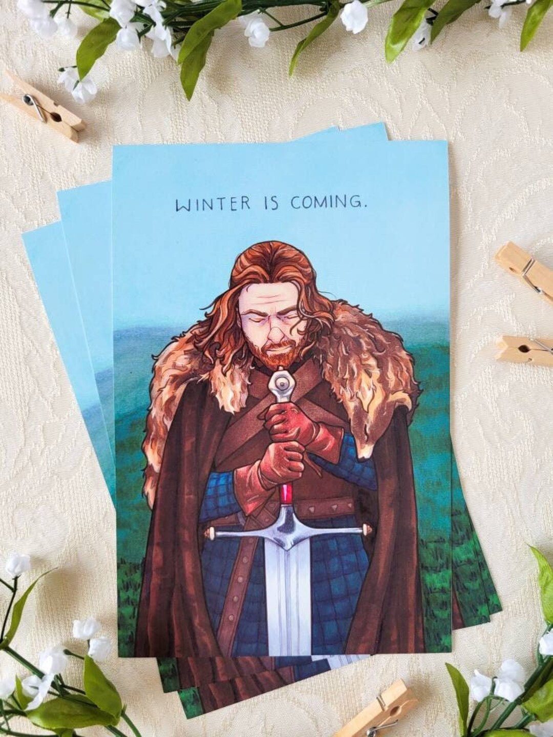 Winter is Coming *CLEARANCE PRICE* | Ned Stark Game of Thrones House ...