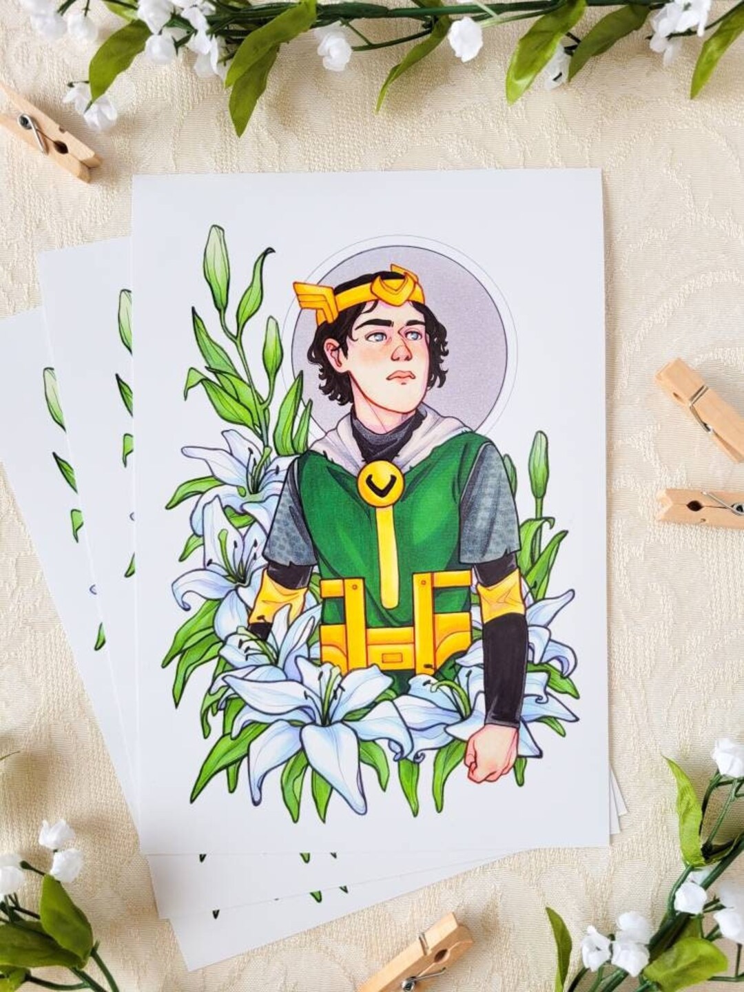 Kid Loki CLEARANCE PRICE Marvel Loki Traditional Art Print - Etsy
