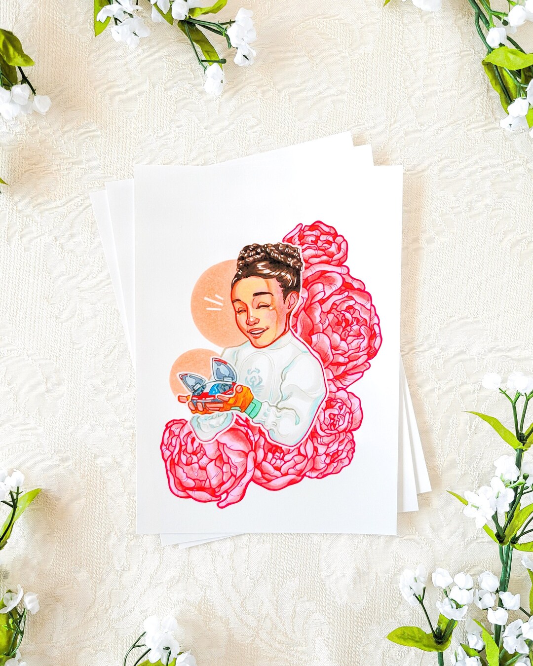 Leia and Lola | Star Wars Kenobi Series Princess Leia Traditional Art ...