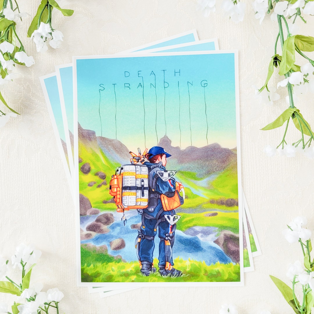 Death Stranding | Traditional Art Print of Sam Porter Bridges From the ...