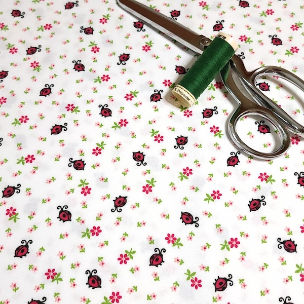 Ladybug Fabric - Etsy
