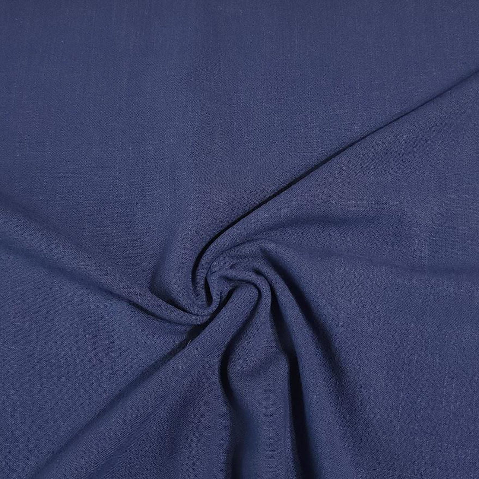 Solid Color Linen Rayon Blend Fabric, Natural, Blue or Green Solid ...