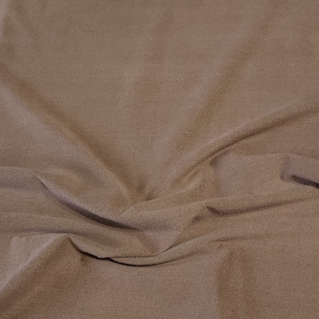 Viscose Spandex Euro Knit Fabric: Suede Feel and Look Taupe - Etsy