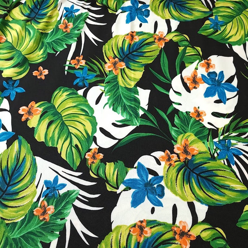 Tropical Fabric - Etsy
