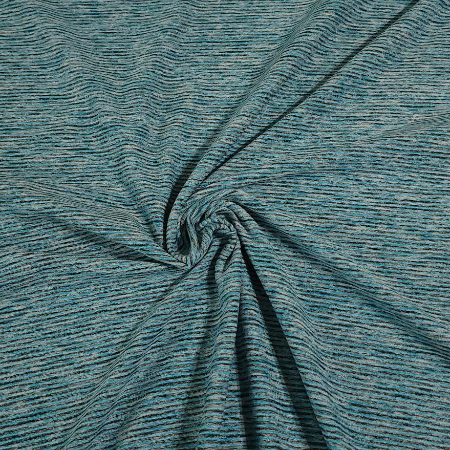 SWIM Fabric: Textured Look Teal Fabric, Medium Weight Polyester Spandex ...