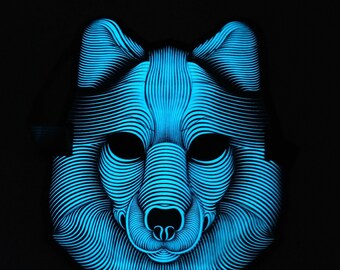 Halloween Full Face Mask | Etsy