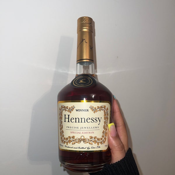 Hennessy Personalised Label - Etsy
