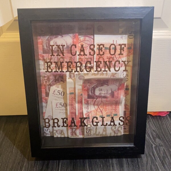 In Case of Emergency Break Glass Box - Etsy UK