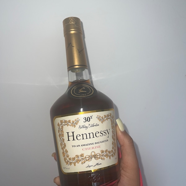Hennessy Label - Etsy