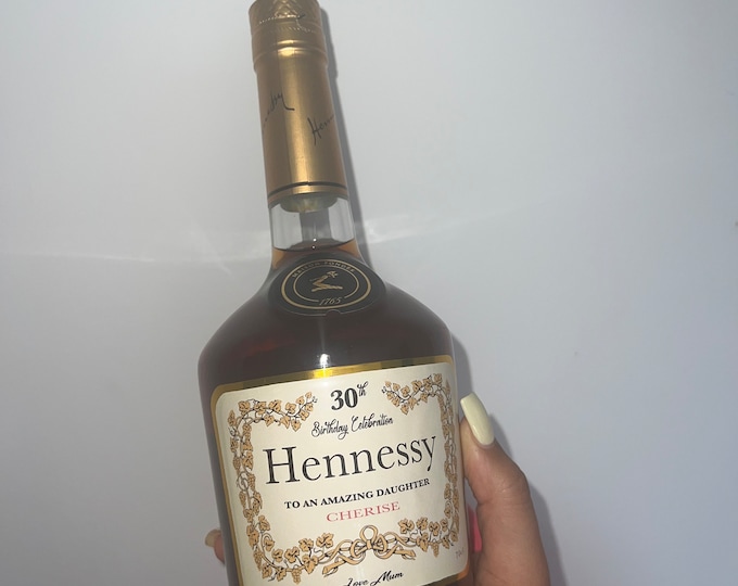Rare Antique Hennessy Cognac Bottle- Antique French Cognac Bottle- JA ...