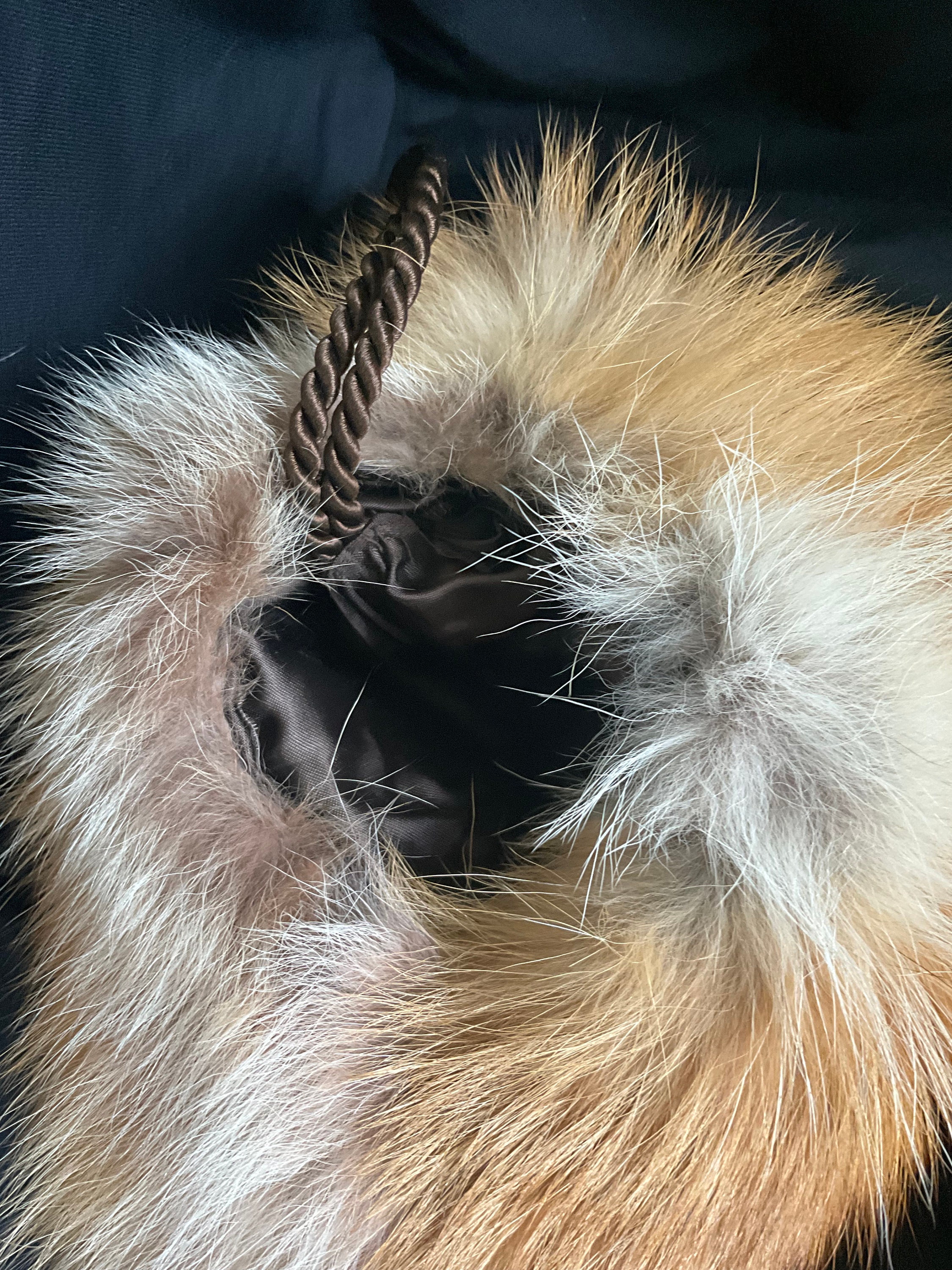 Red Fox Fur Muff - Etsy