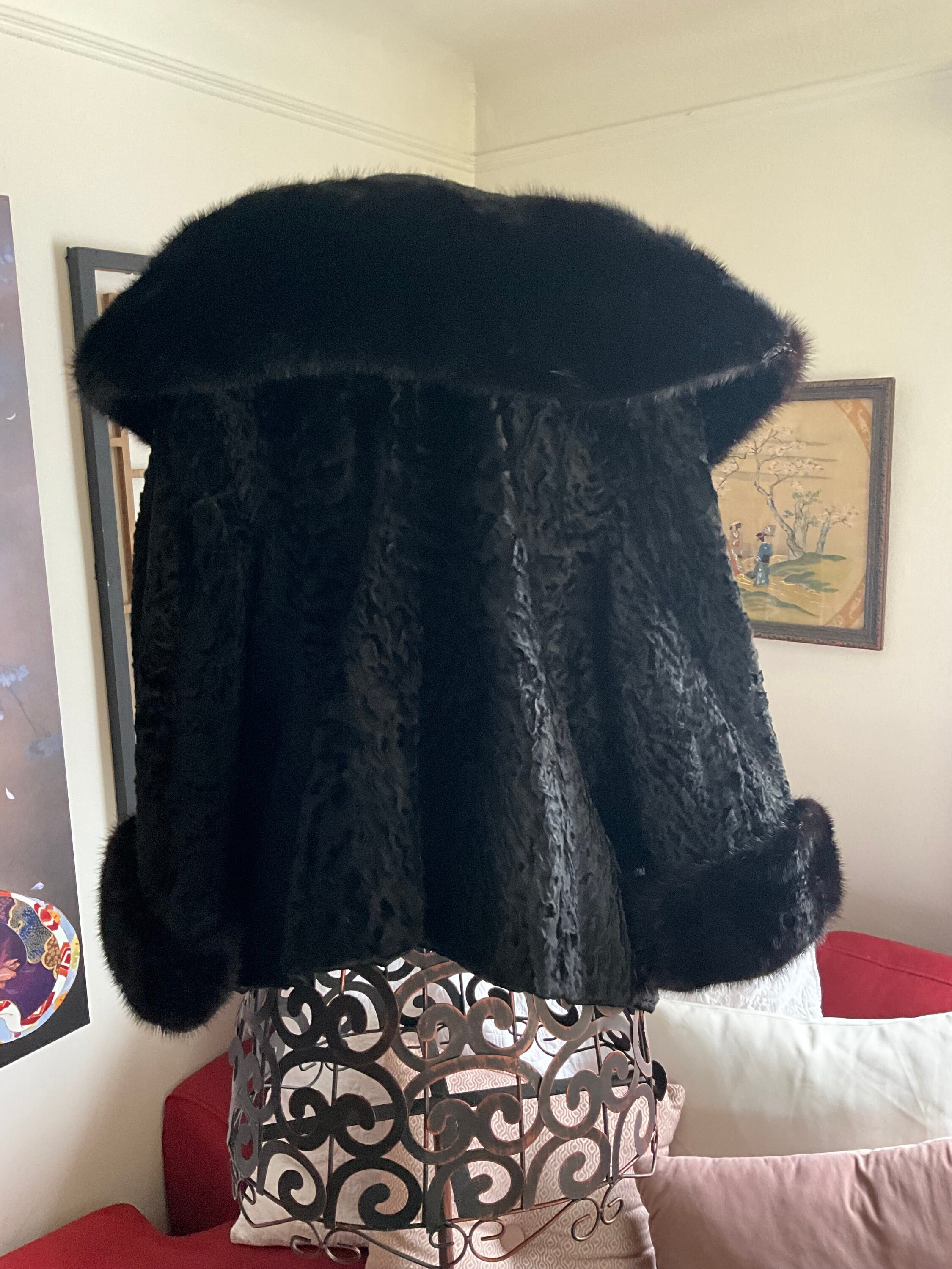 Mink Collared & Cuffed Jacket - Etsy