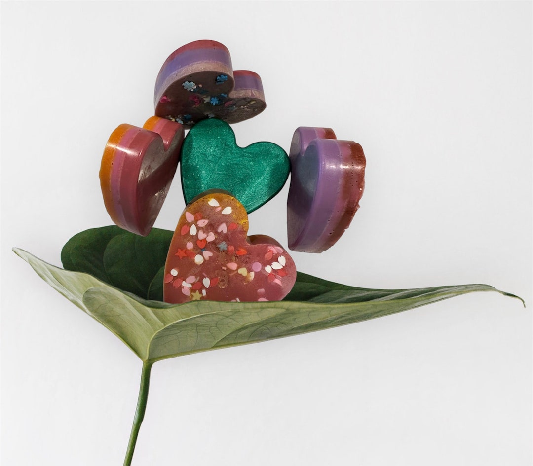 Hearts Sample/mini Soaps - Etsy