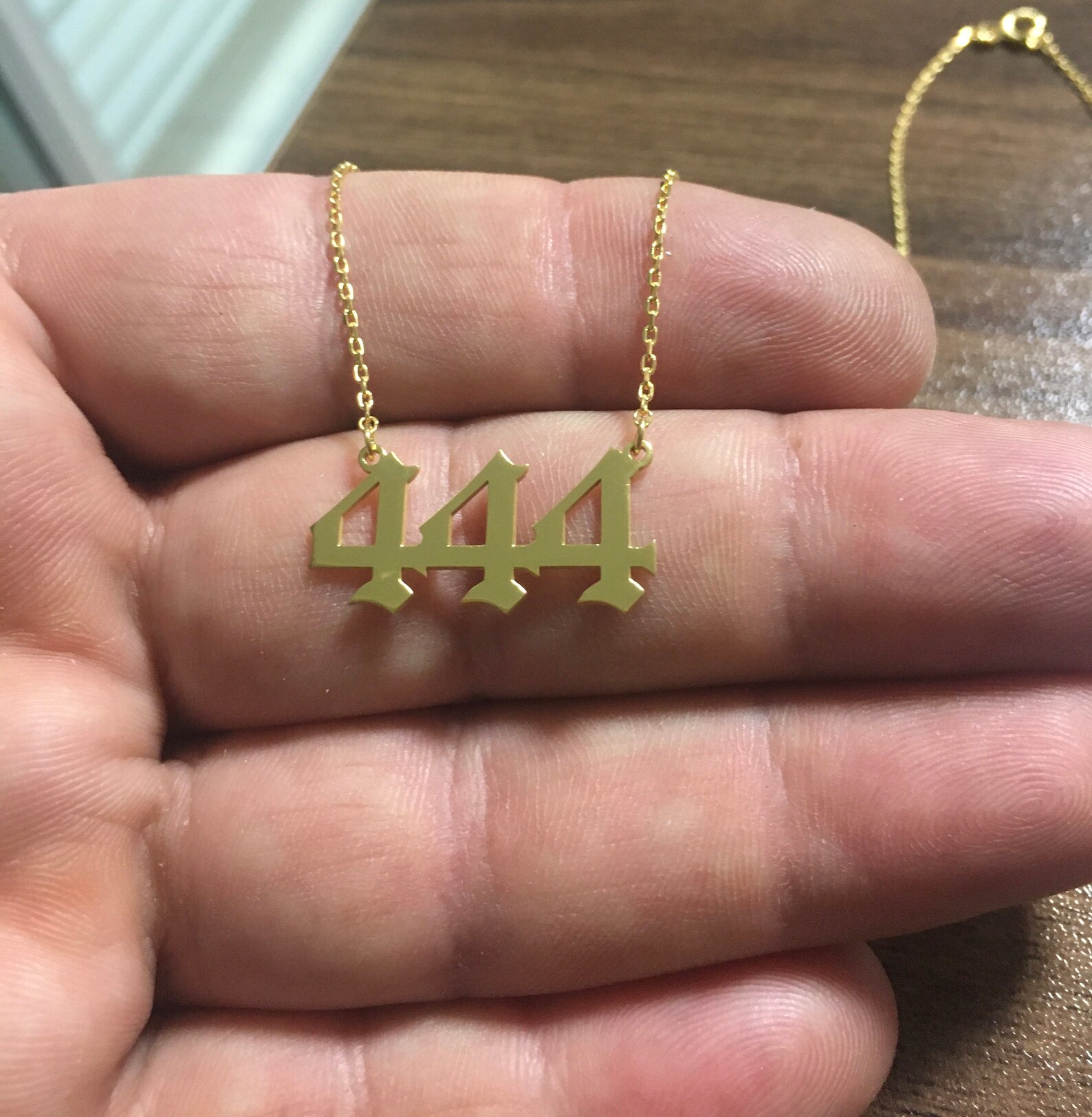 Angel Numbers Necklace 333 Angel Number Necklace Devil | Etsy