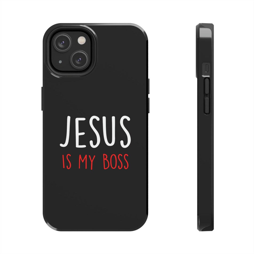 JESUS is My Boss Phone Case Jesus Lover Gift Christian Gift - Etsy