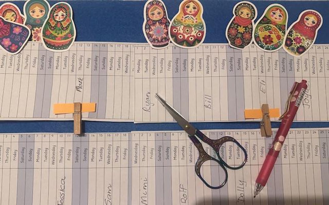 Montessori Linear Calendar, Montessori Primary, Calendar, Timeline ...