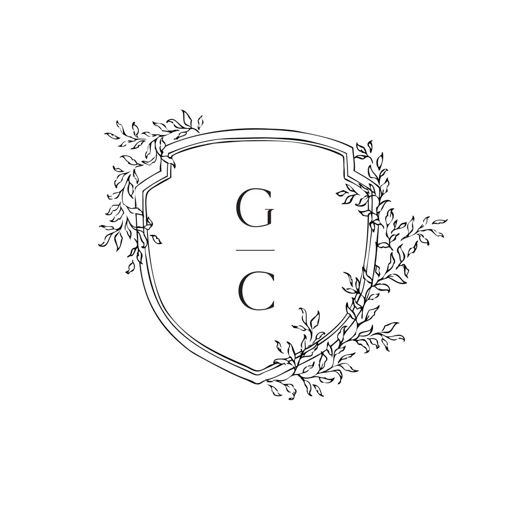 Wedding Crest & Monogram Digital Download | Custom Crest Design ...