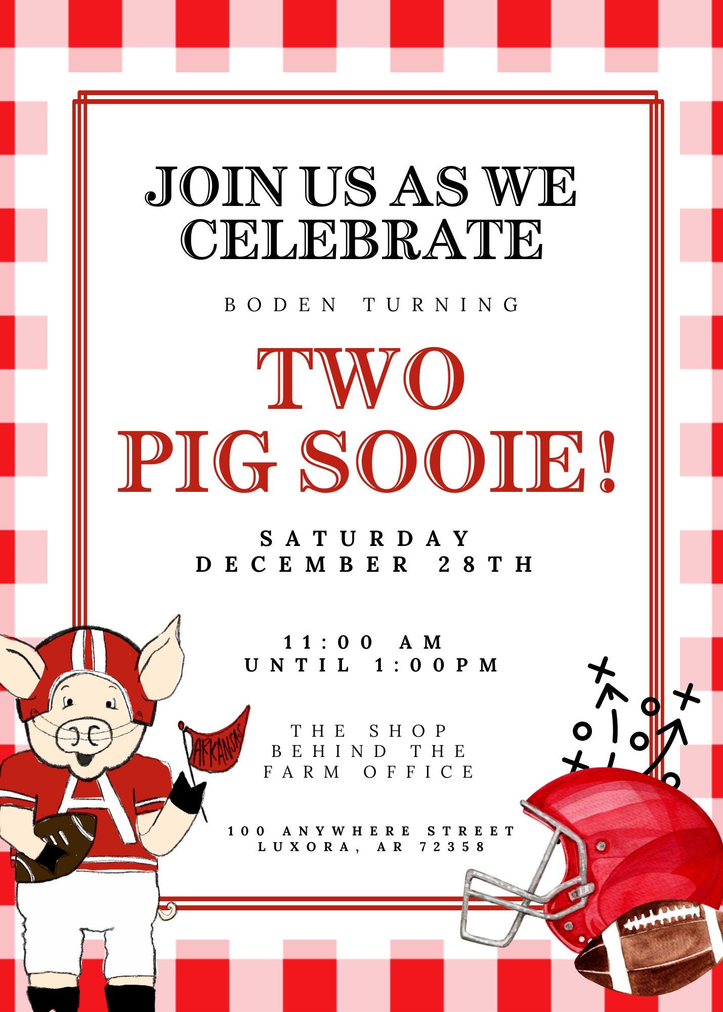 Two Pig Sooie Birthday Party Design Bundle - FREE PERSONALIZATION - Etsy
