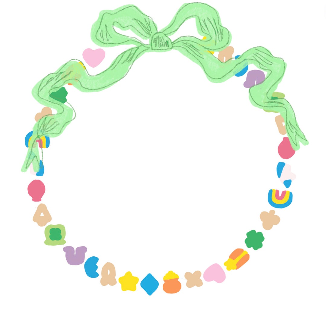 Lucky Charm Circle Crest - Etsy