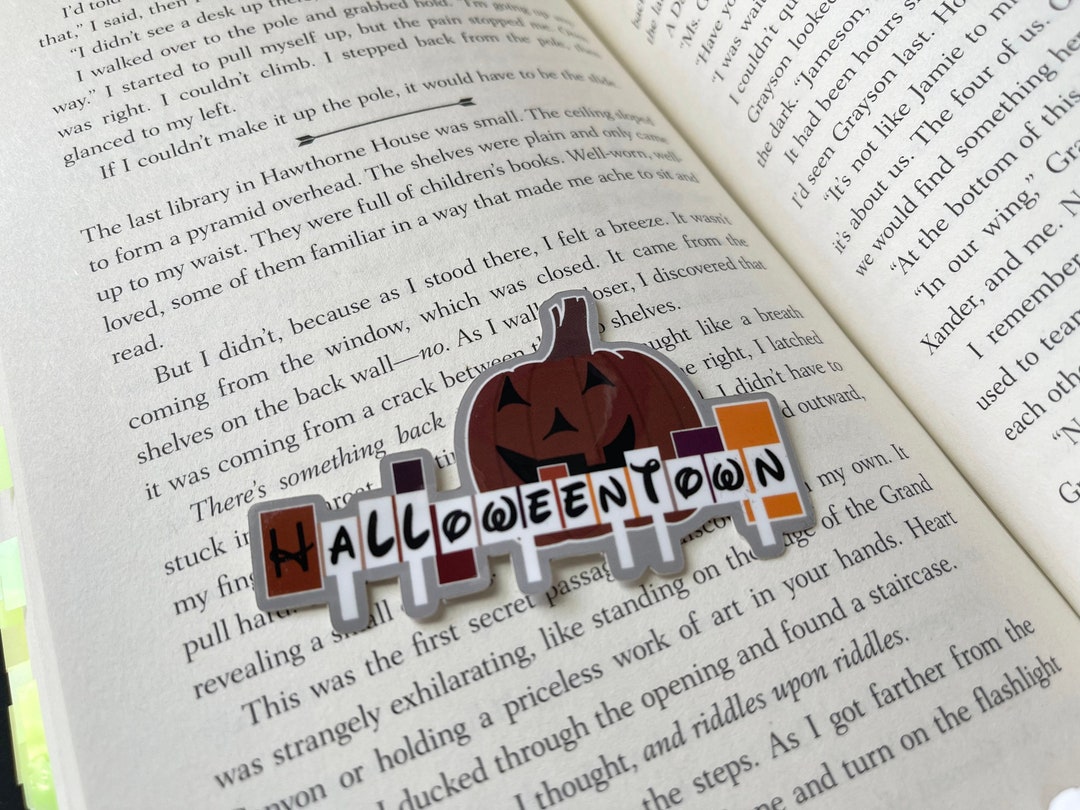 Halloweentown Sign Sticker - Etsy