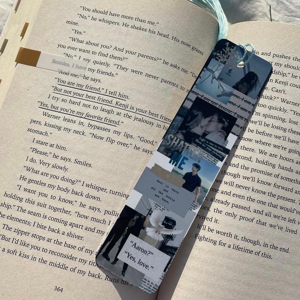 Warner Shatter Me Bookmark - Etsy