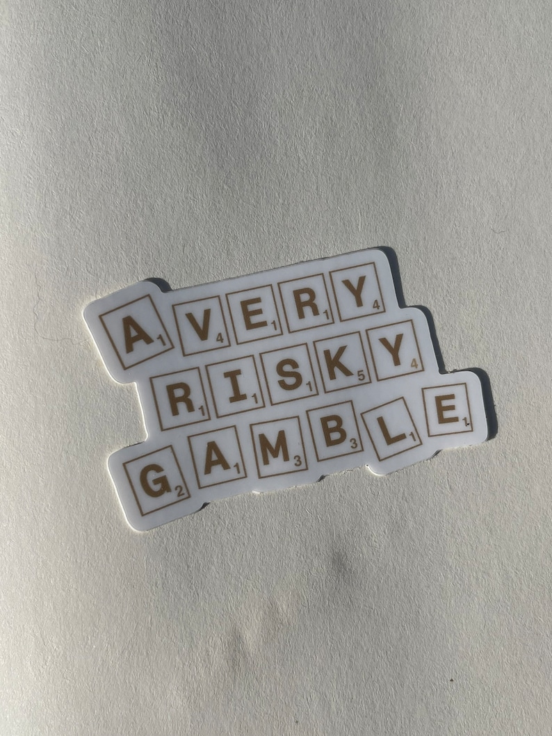 A Very Risky Gamble / the Inheritance Games Sticker - Etsy